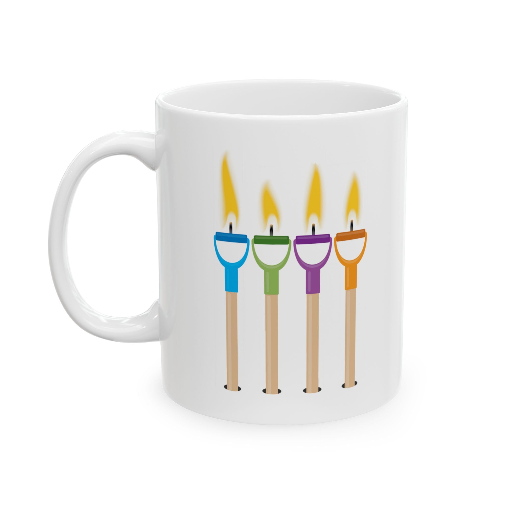 Four Candles (Fork Handles) Mug – Aleph You